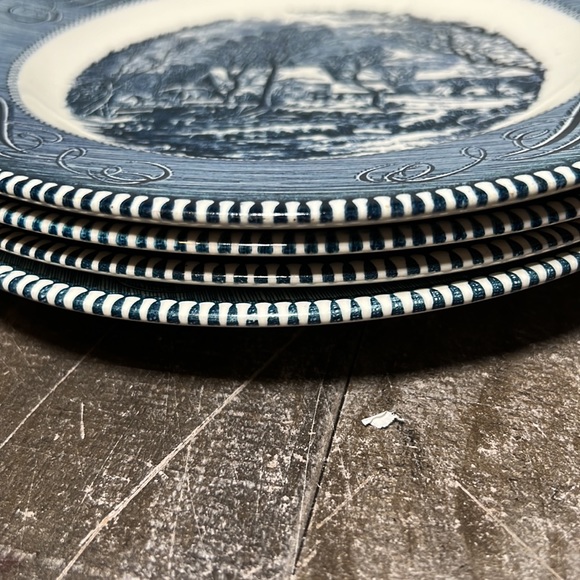 Royal China Co | Dining | Vintage Royal China Co Currier And Ives ...